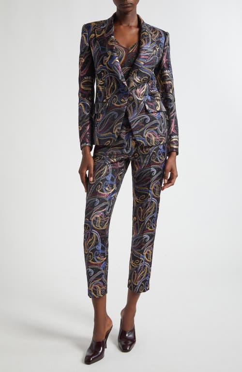 ETRO Paisley Jacquard Crop Pants